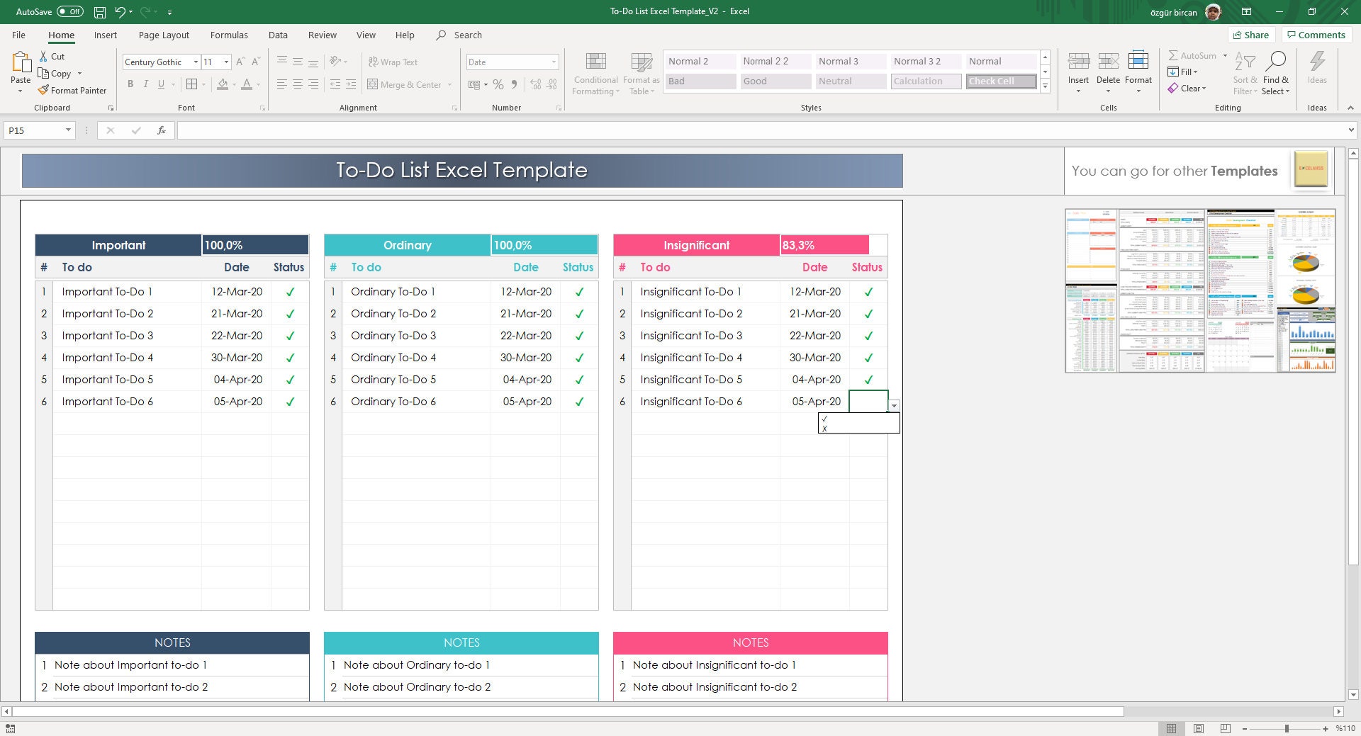 Takenlijst Excel-sjabloon Excel-planner Planner-tracker - Etsy Nederland