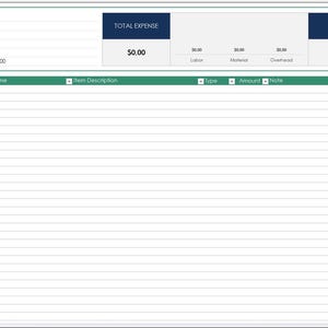 Home Renovation Tracker Excel Template | 100 Property Renovation ...