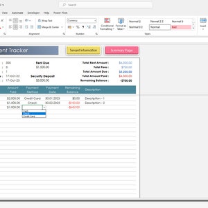 Landlord Rent Payment Tracker Excel Template: 100 Rental Units ...
