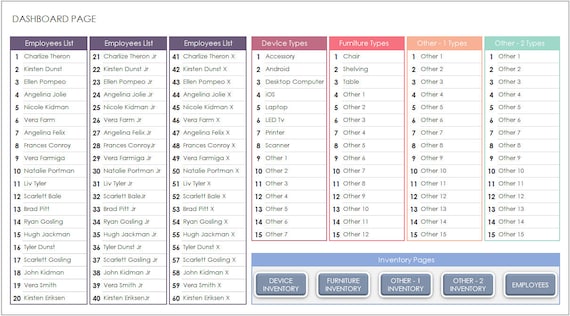Free Excel Templates For Inventory Management