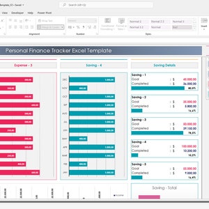 Personal Finance Tracker Excel Template Household Budget Template ...