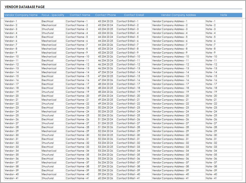 Vendor Price Comparison Excel Template Supplies Conversion Etsy Vendor Price Comparison Excel Template Supplies Conversion Etsy