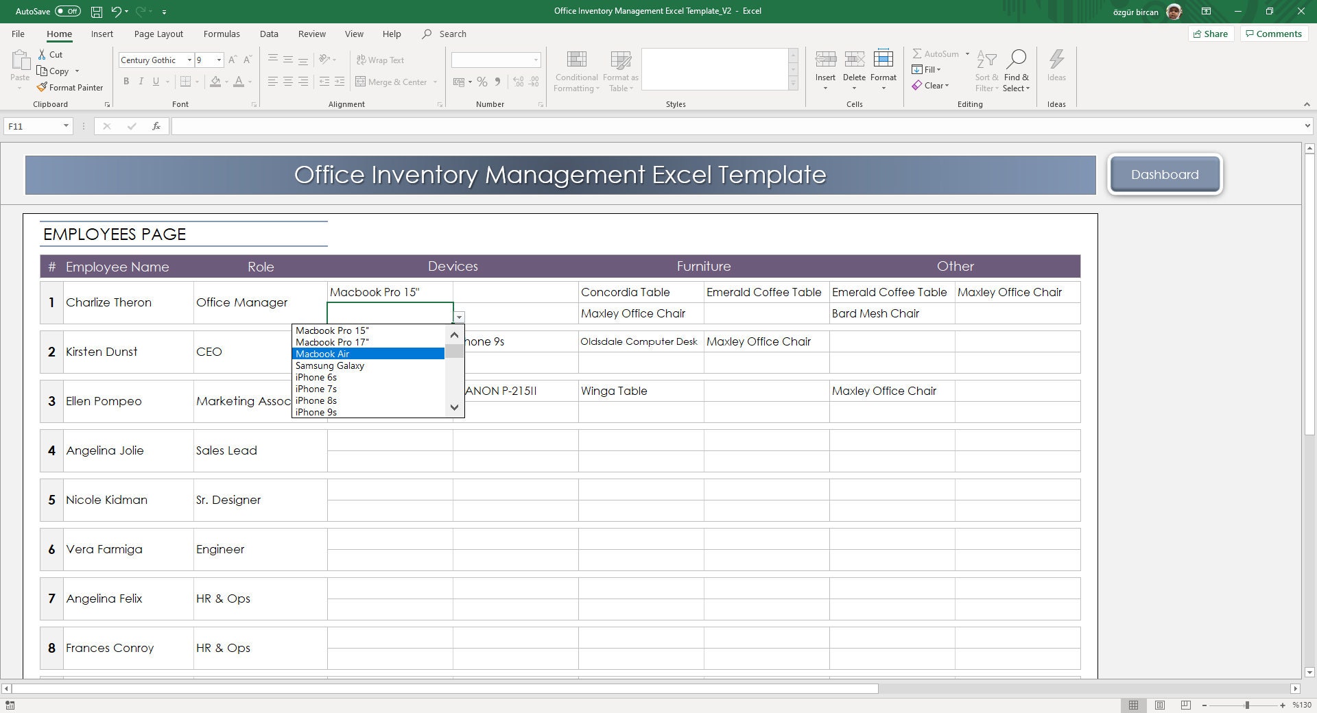 Office Inventory Management Excel Template Inventory - Etsy Australia