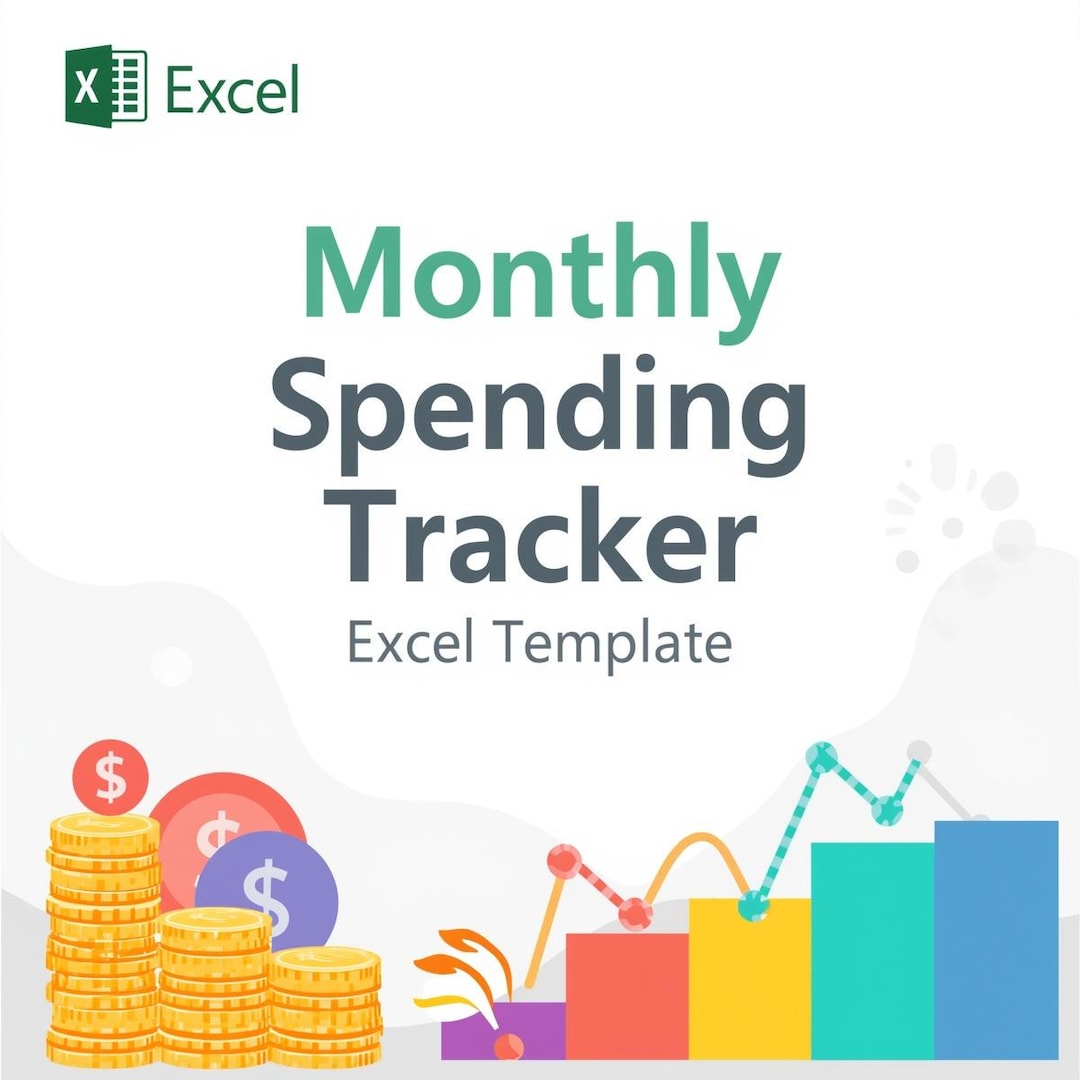 Monthly Spending Tracker Excel Template: Track Expenses, Set Category ...