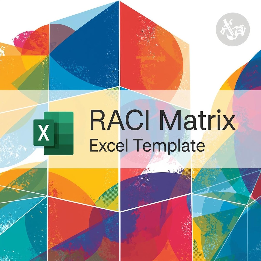 RACI Matrix Excel Template: Project Responsibility Chart (instant ...