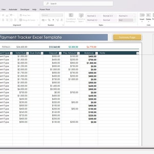 Vendor Payment Tracker: Excel Template, Expense Manager (digital ...