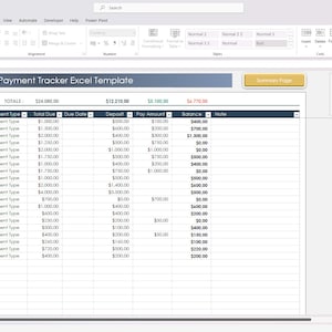 Vendor Payment Tracker: Excel Template, Expense Manager (digital Download) - Etsy