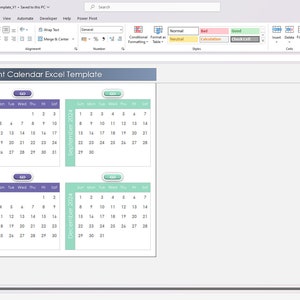 2024 Blank Appointment Calendar Excel Template 2024 Monthly Planner ...