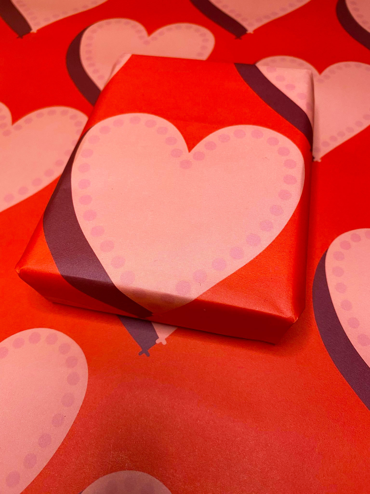 Love Hearts A2 Wrapping Paper Sheet Celebration Gift Wrap / - Etsy UK