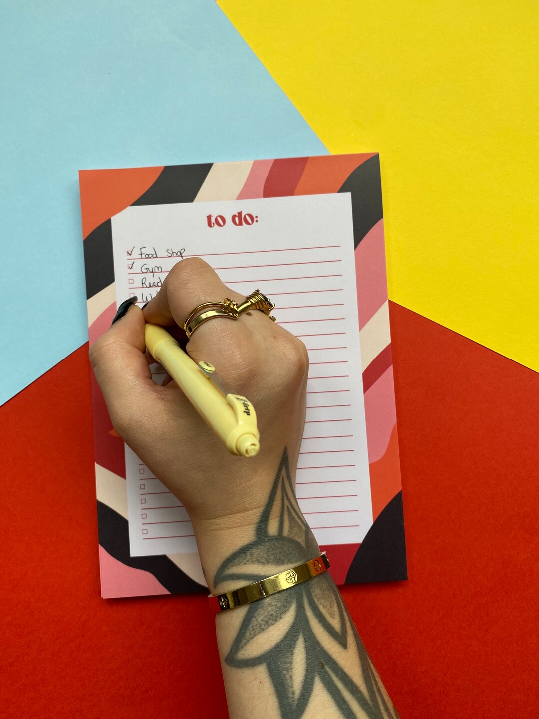 Squiggle to Do A5 Lined Notepad - Notes / Aesthetic / List / Hand Drawn ...