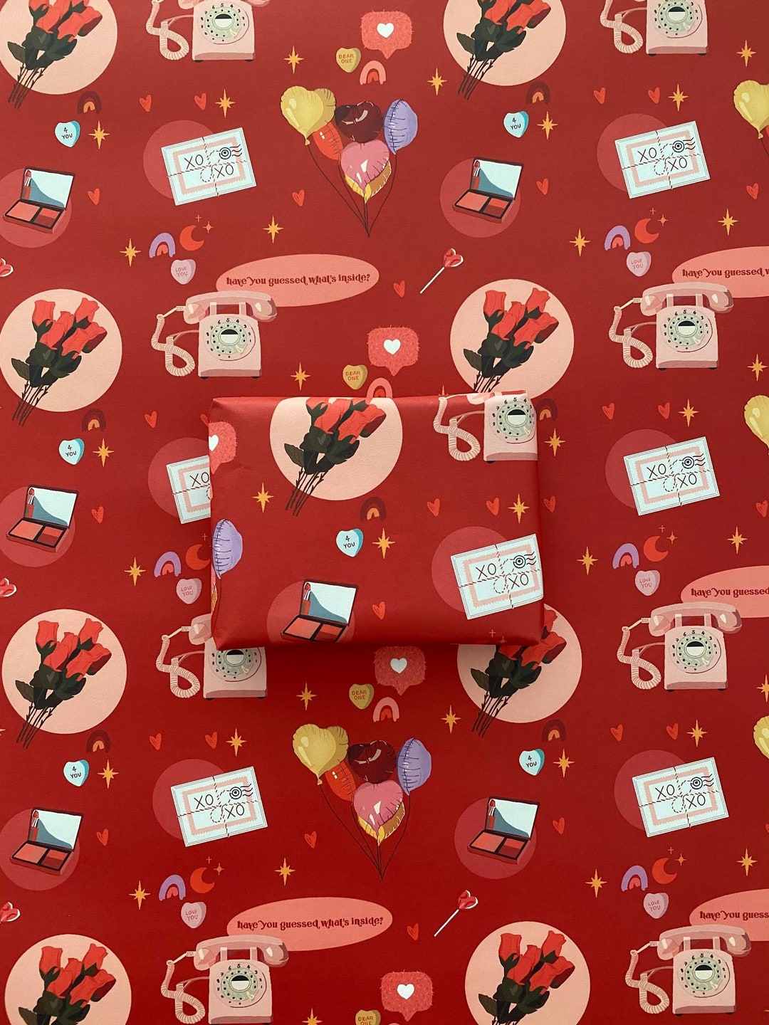 Vintage Aesthetic Pixel Style A2 Wrapping Paper Sheet - Etsy UK