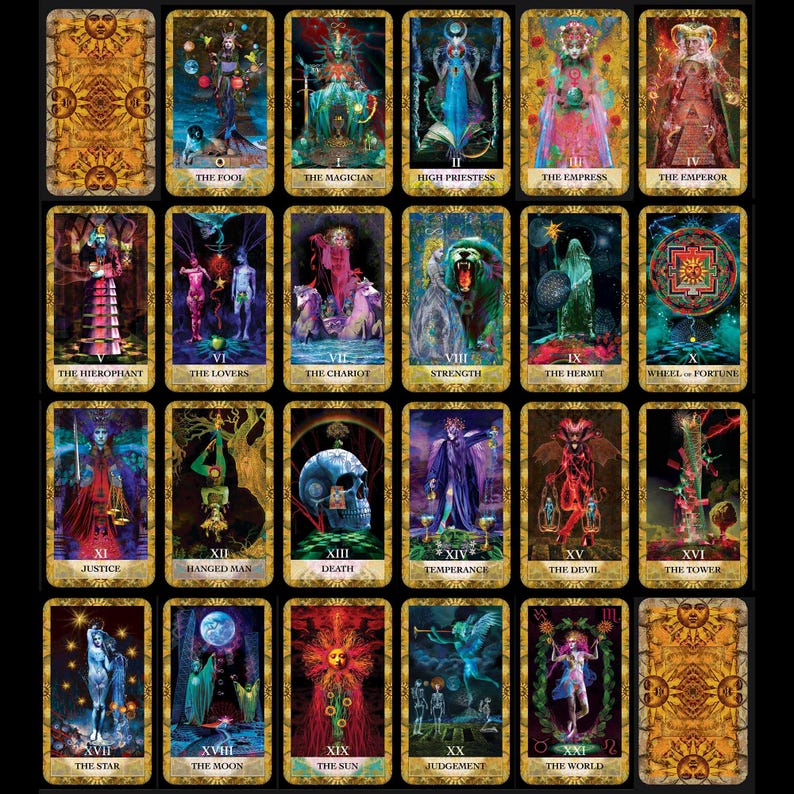 Bundle of Tarot of Little Suns & Oracle of the Long Now - Etsy