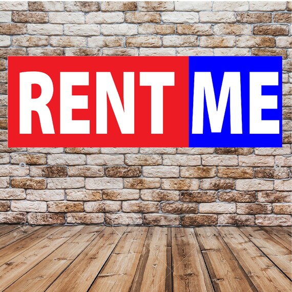 Rent Me FULL COLOR Advertising Vinyl Banner Flag Sign Many - Etsy