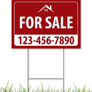 Personalized Print Yard Signs 24" X 18" Two Side Print-uv Print - NO ...