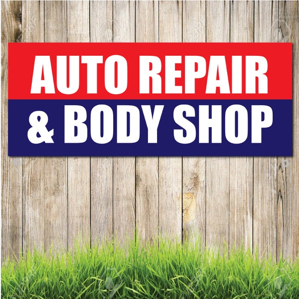Auto Body Shop Sign - Etsy