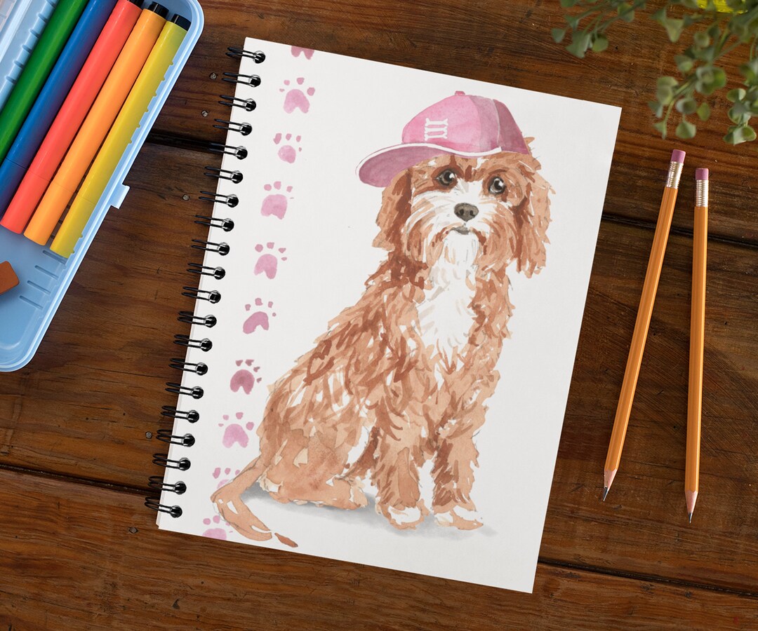Cavapoo – Notebook Cute Dog | Cute Notebook | Cavoodle Notebook | DOG ...
