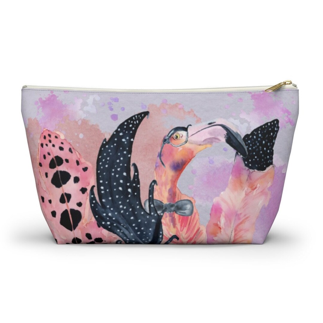Pink Flamingo Funny – Pouch | Boho Style Pouch | Pencil Case Flamingo ...