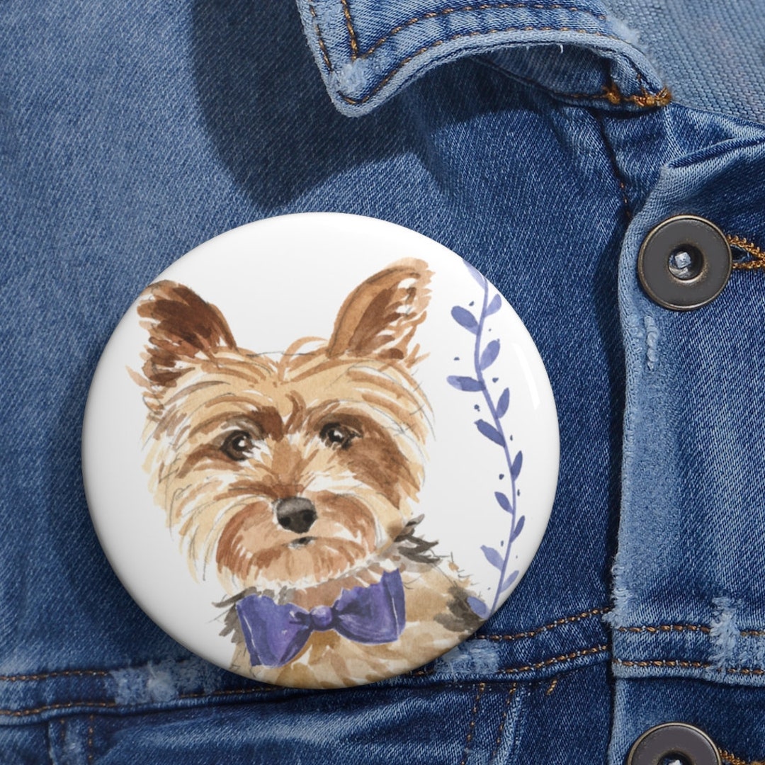 Yorkshire Terrier Pinback Button – Dog Lover Gift - Etsy