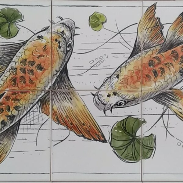 Mosaic Koi - Etsy