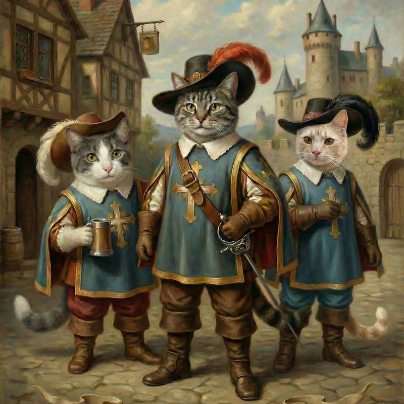 Three Musketeers - Etsy