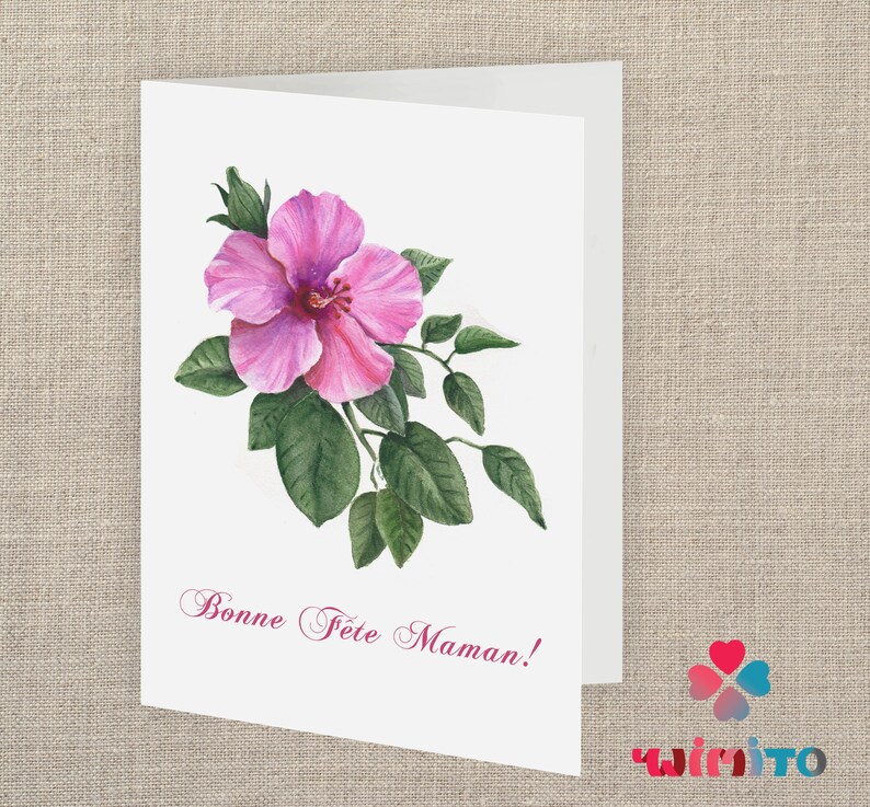 Bonne Fête Maman Carte French Card for Mothers Day Instant - Etsy Canada