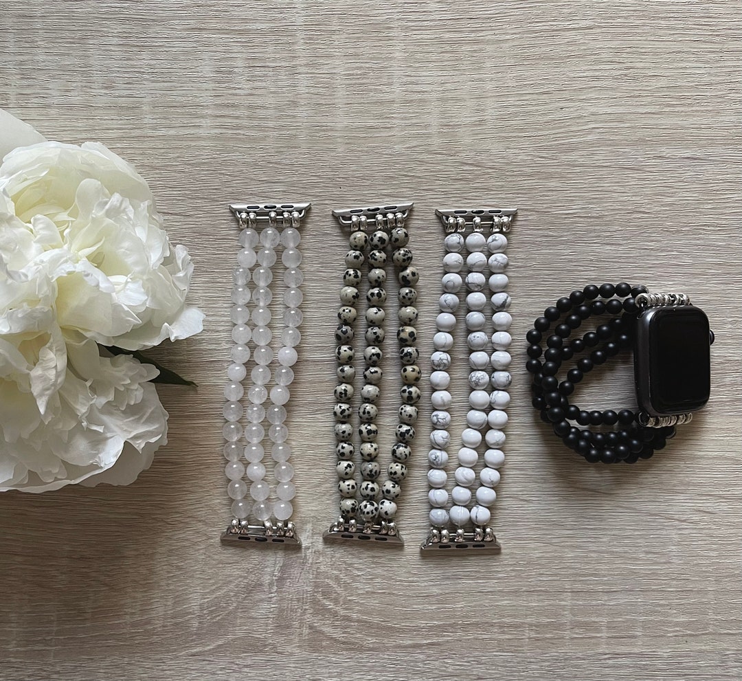 Beaded Apple Watch Band - Etsy