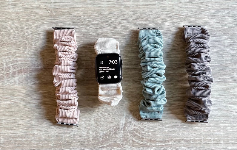 Scrunchie Apple Watch Band - Etsy