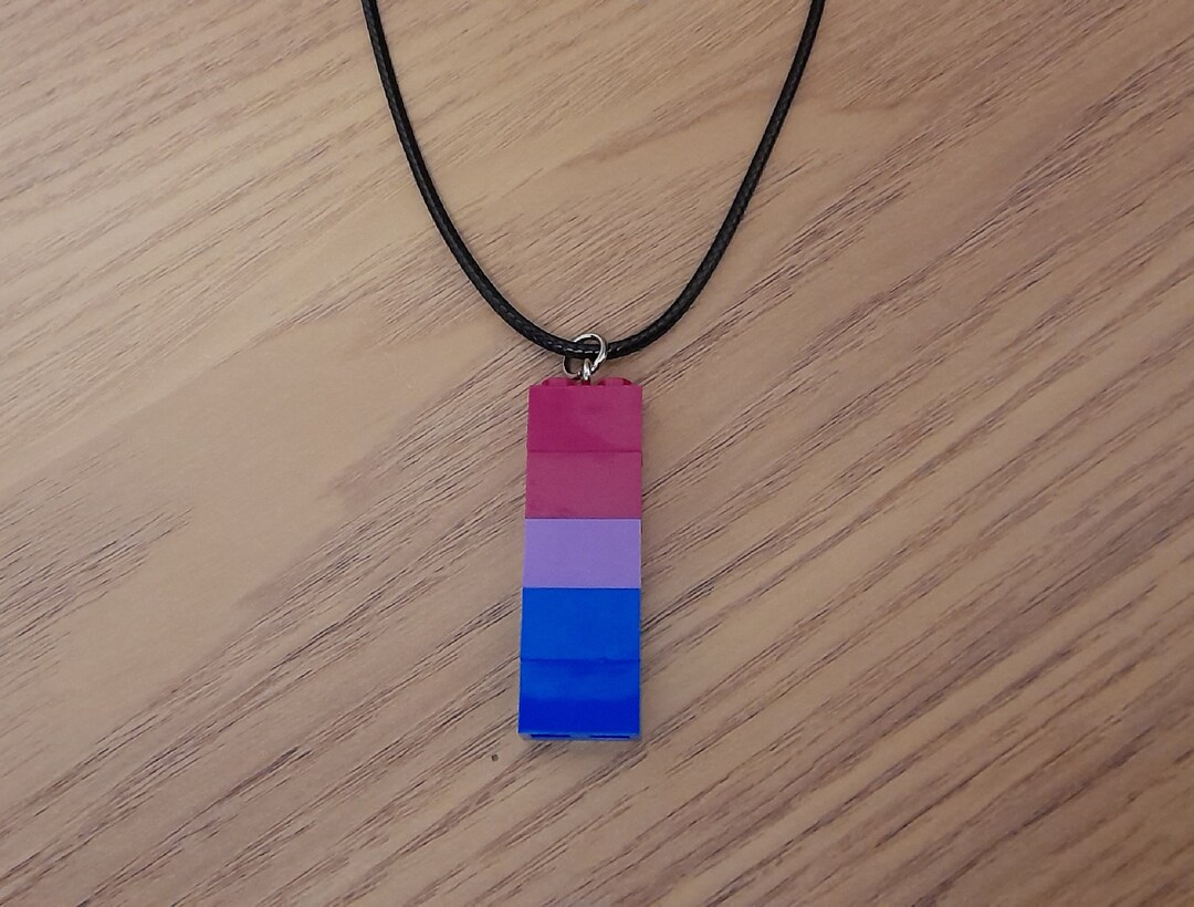 Show Your True Colours With a Handmade Bisexual Pride Flag Necklace ...