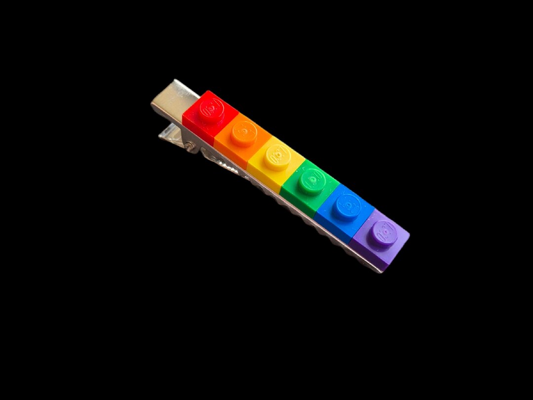 Rainbow Pride Alligator Hair Clip - LGBTQ+ Hair Accessory - Etsy