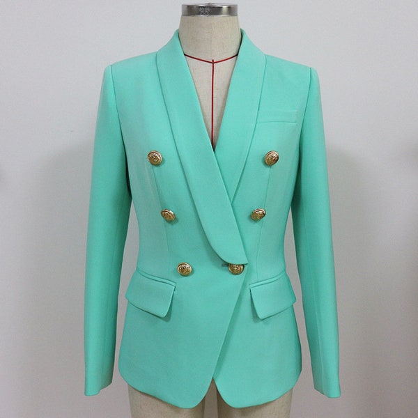 Turquoise Blazer - Etsy