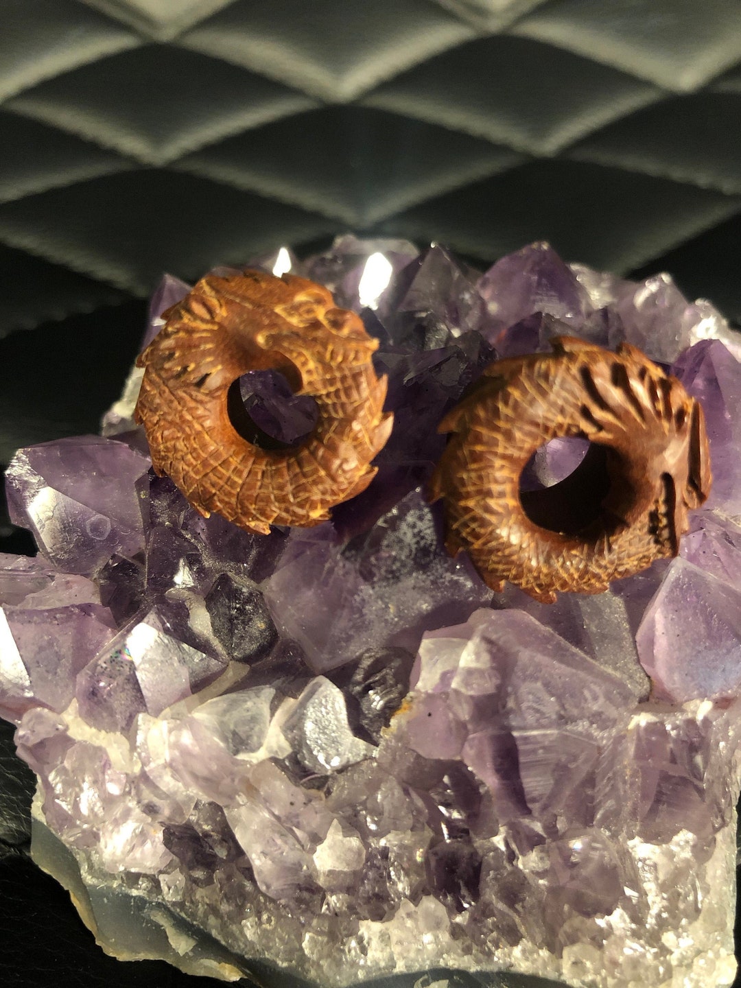 16mm Wood Infinity Dragon Plugs - Etsy