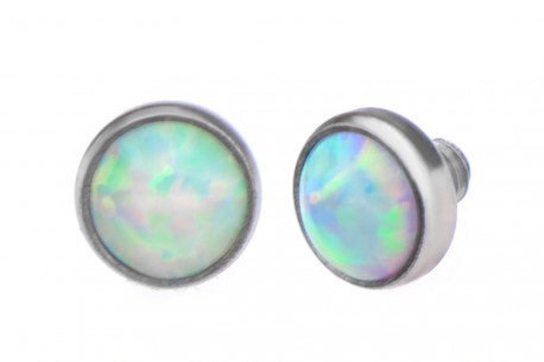 16g 3mm Opal Threaded End - Etsy