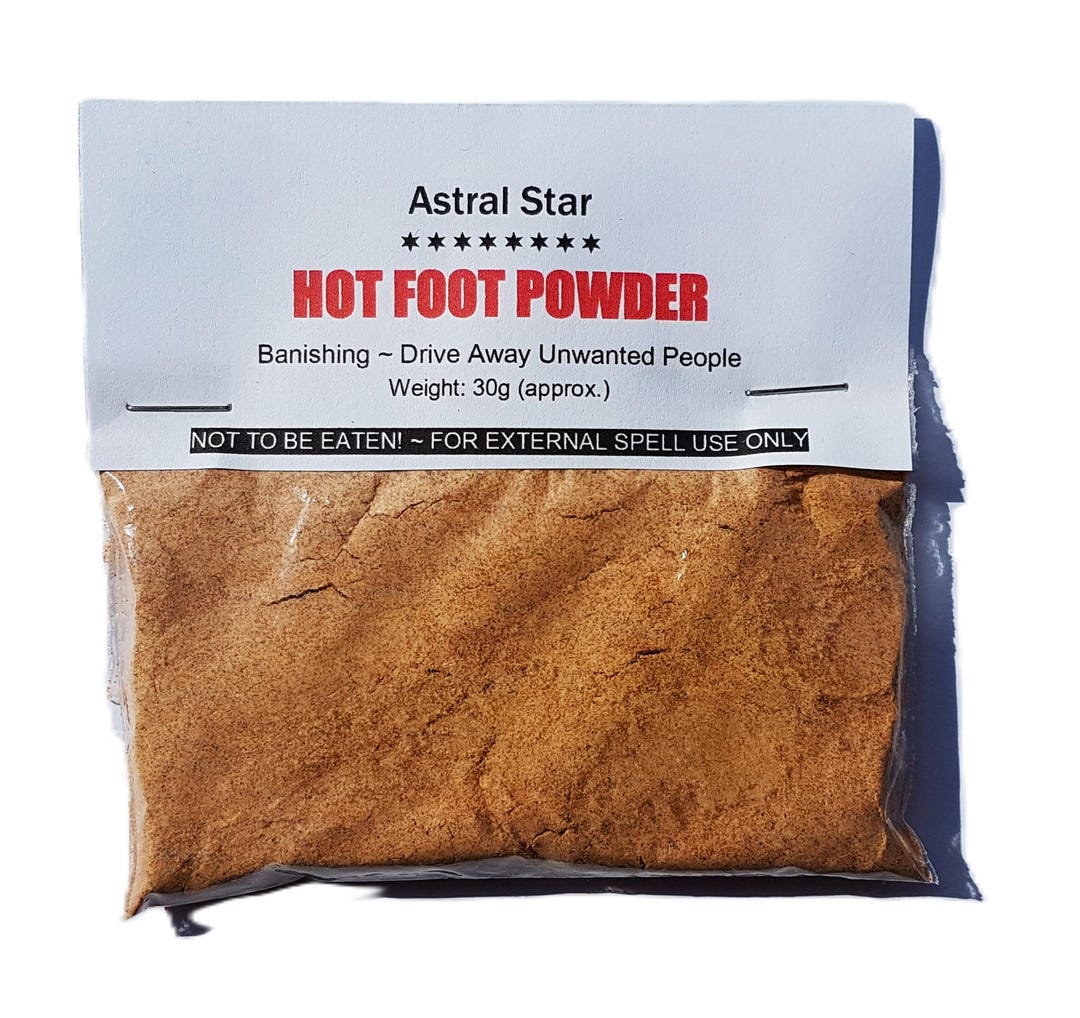 Hot Foot Powder - Banishing Drive Away Unwanted People Enemies Spell ...