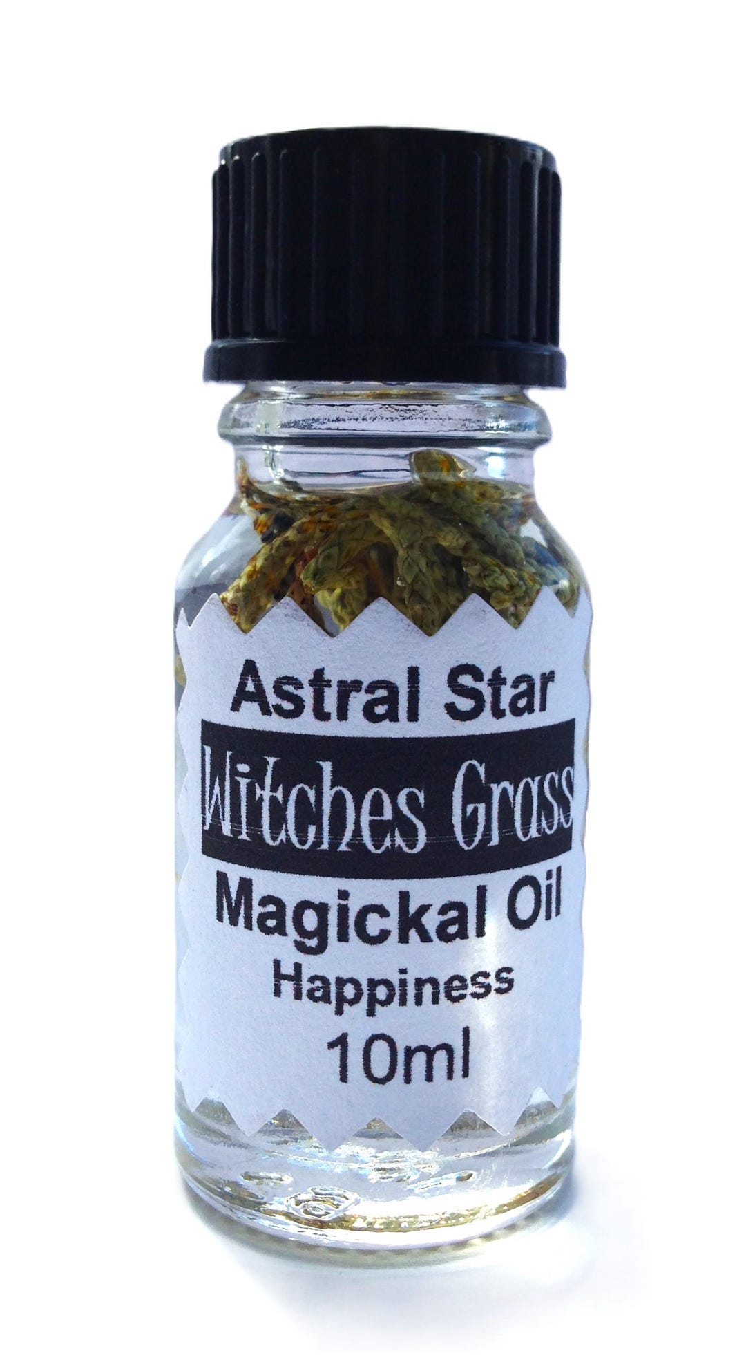 Witches Grass Magickal Oil - Happiness Good Luck Anointing Ritual Oil ...