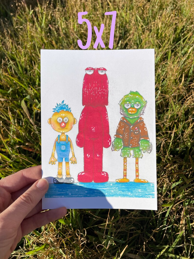 DHMIS Creepy Cute Art Print Fanart Spooky Weird Unique - Etsy