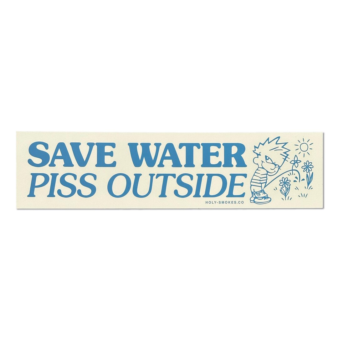 Save Water Bumper Sticker - Etsy
