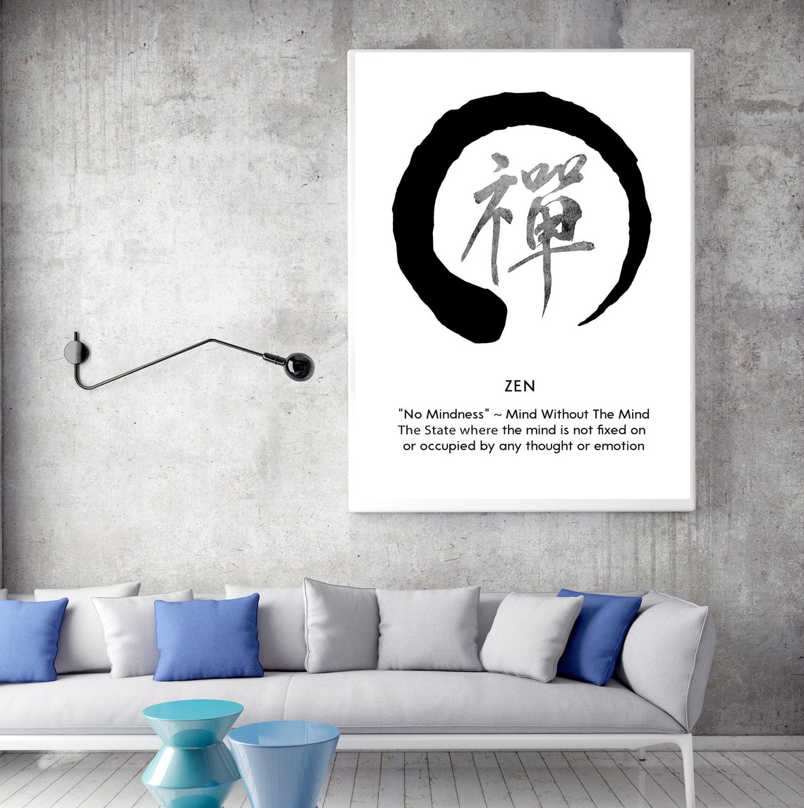 Zen Art, ENSO Circle, Chinese Calligraphy, Downloadable Print, Japanese ...