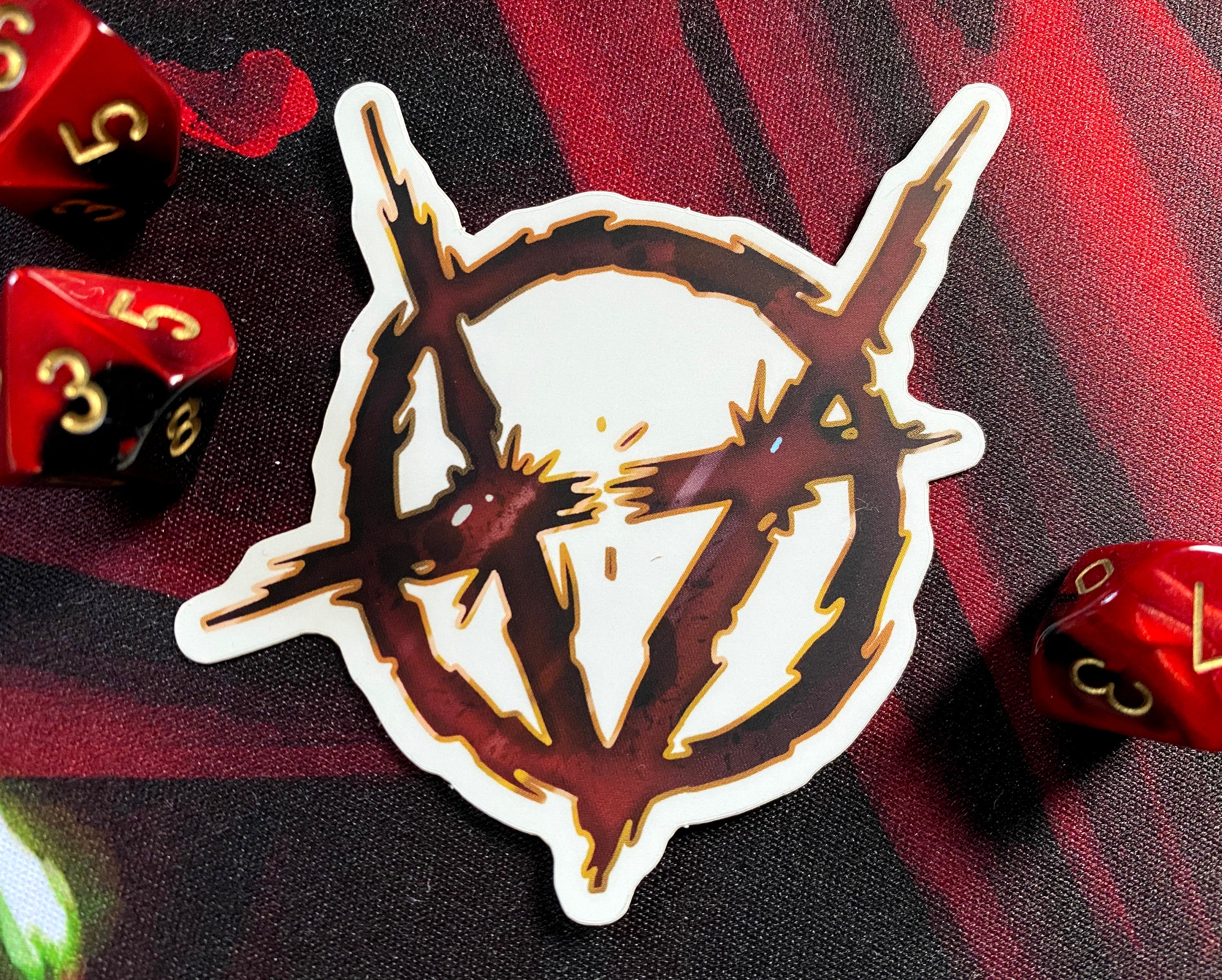Vampire the Masquerade Clan Effect Stickers Ventrue Toreador Malkavian ...