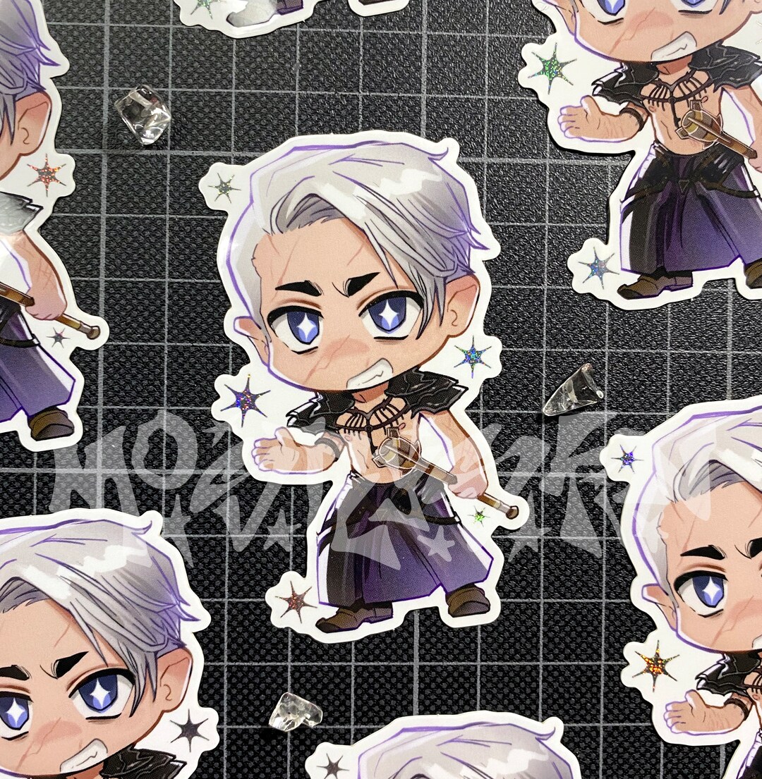 Abdirak Baldur's Gate 3 Glitter Stickers - Etsy