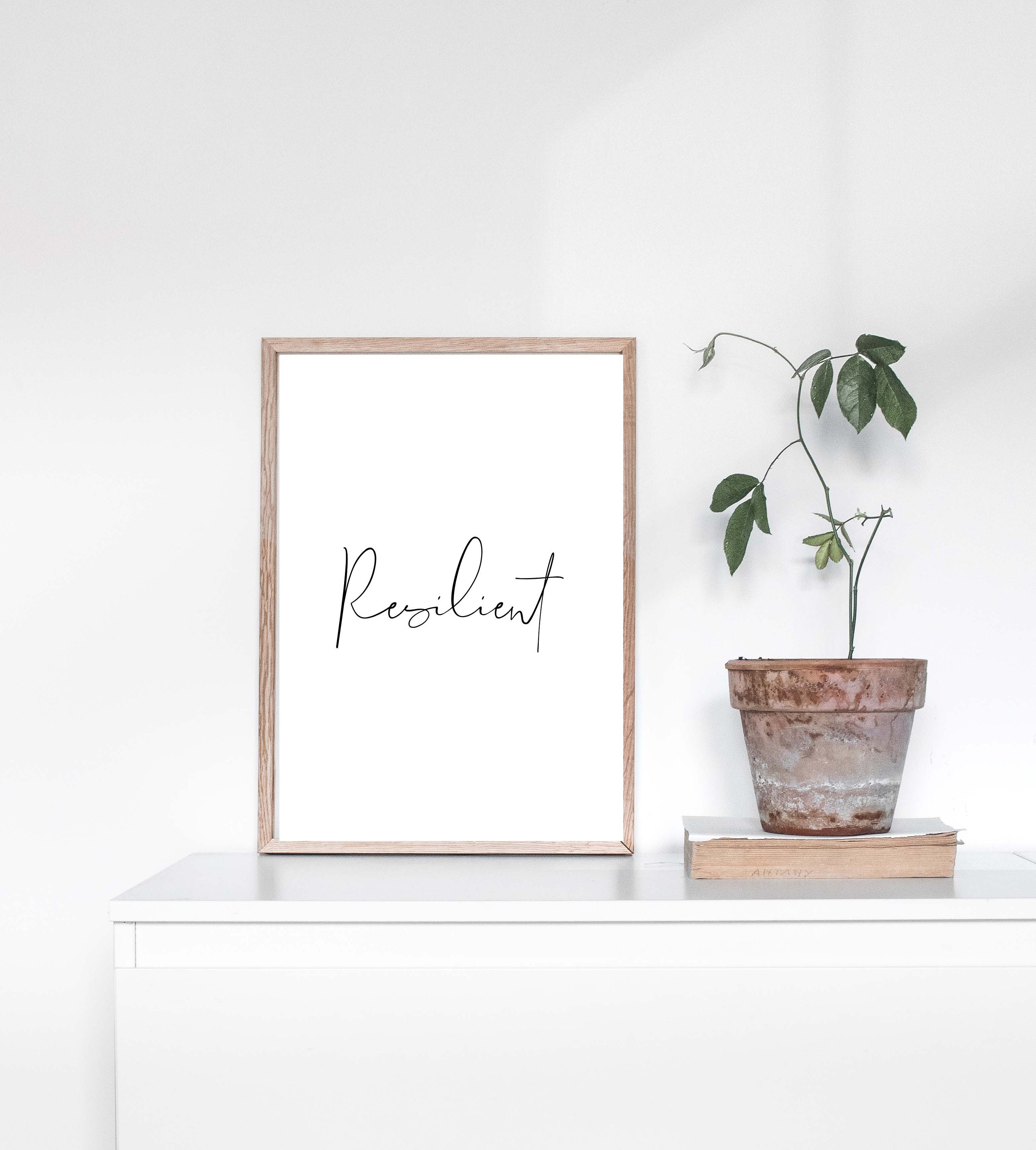 Resilient Art Print Prints Wall Art Psychology Art | Etsy