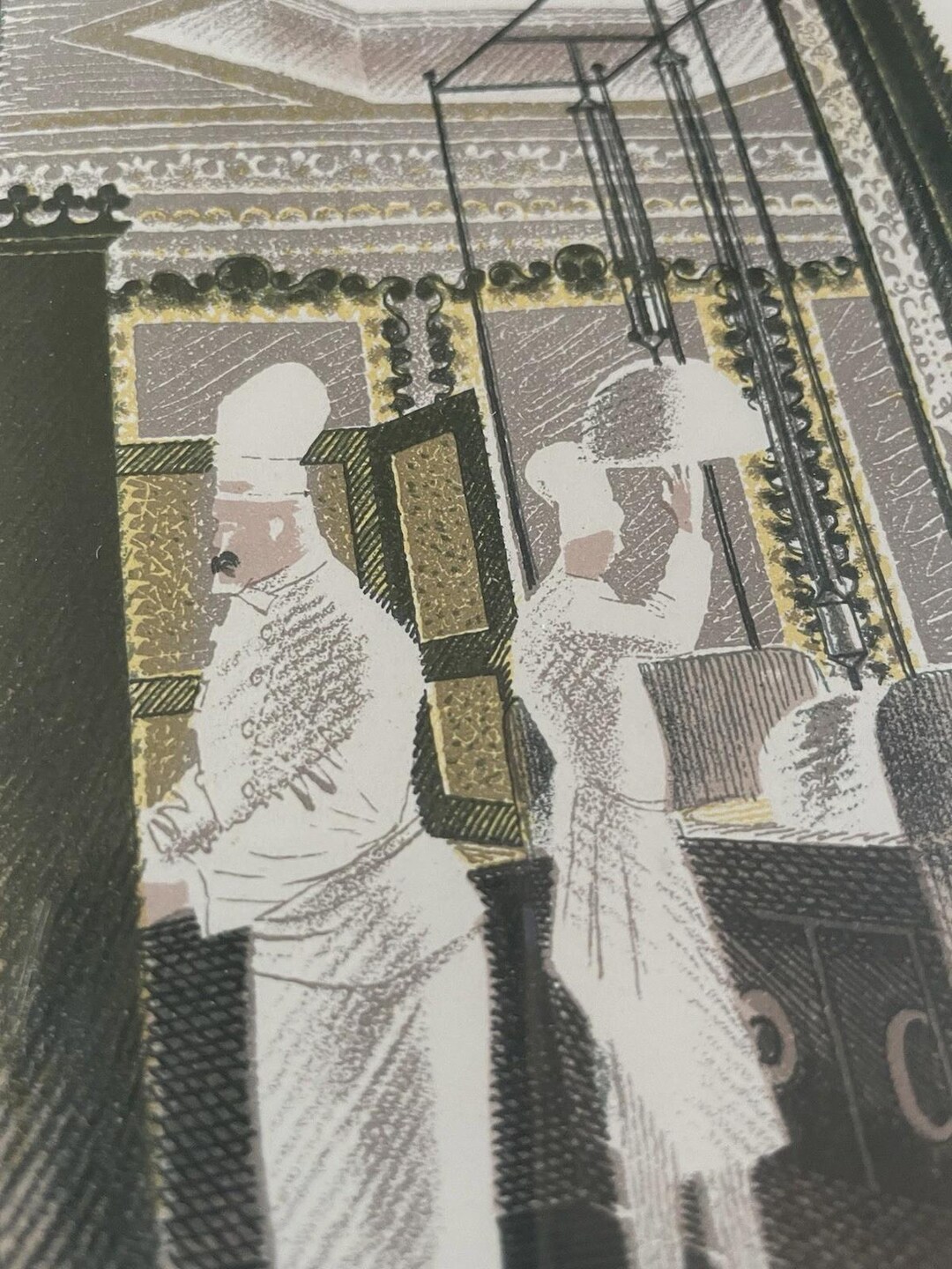 Original 1938 ERIC RAVILIOUS High Street Lithograph - Restaurant and ...