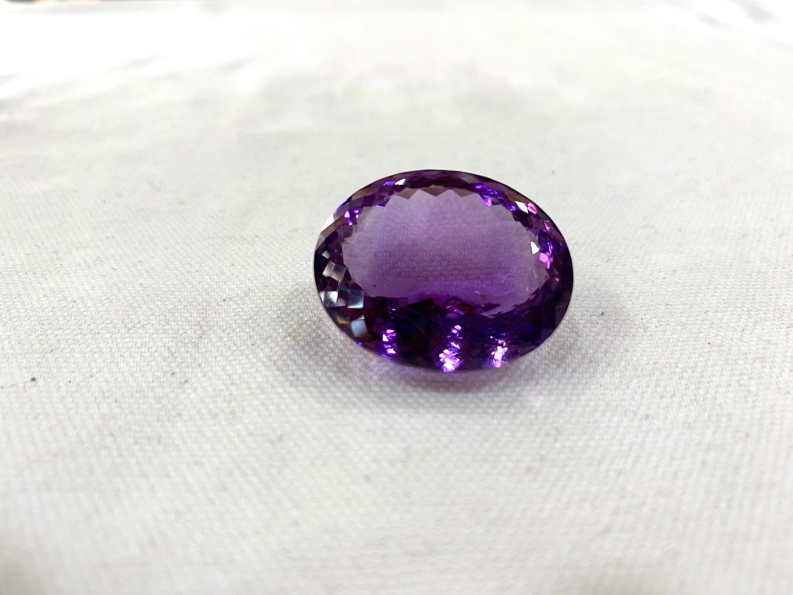 Natural Amethyst Oval Shape Cut Big Size Gemstone - Etsy