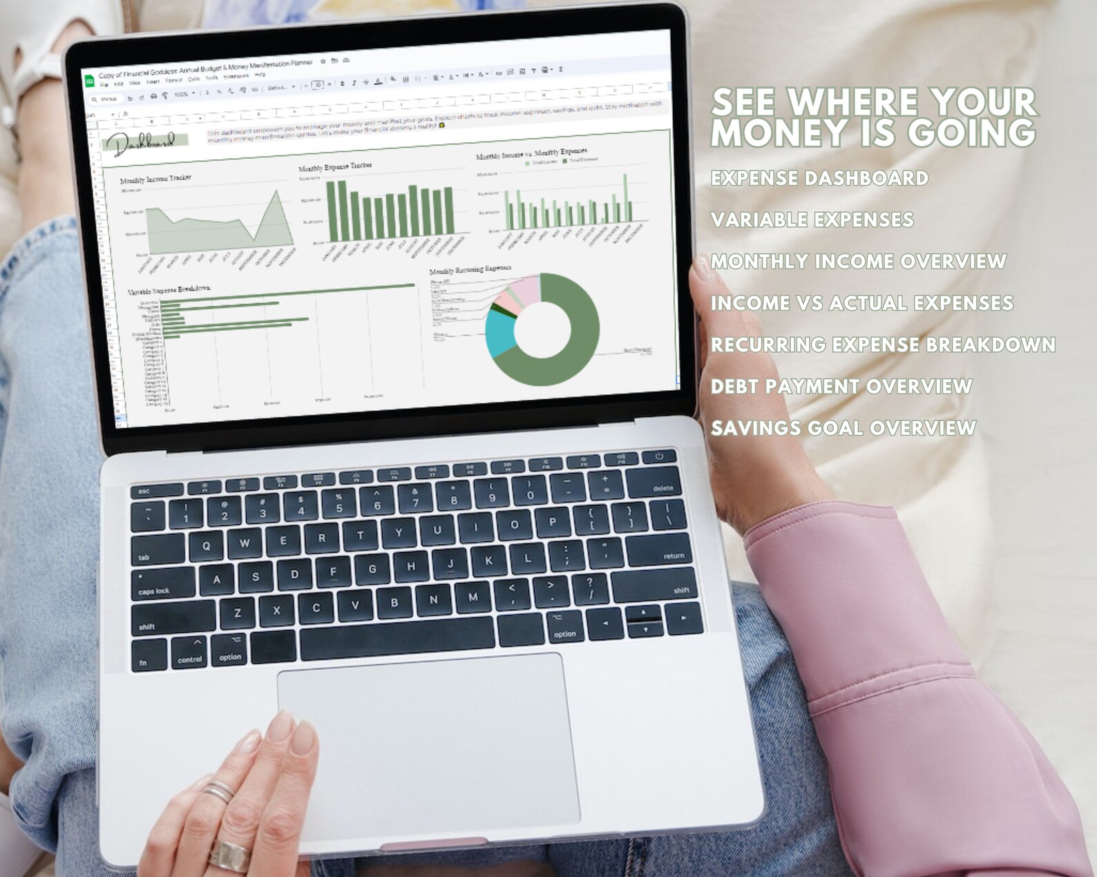 Annual Budget Planner Monthly Budget Sheet Instant Download Money ...