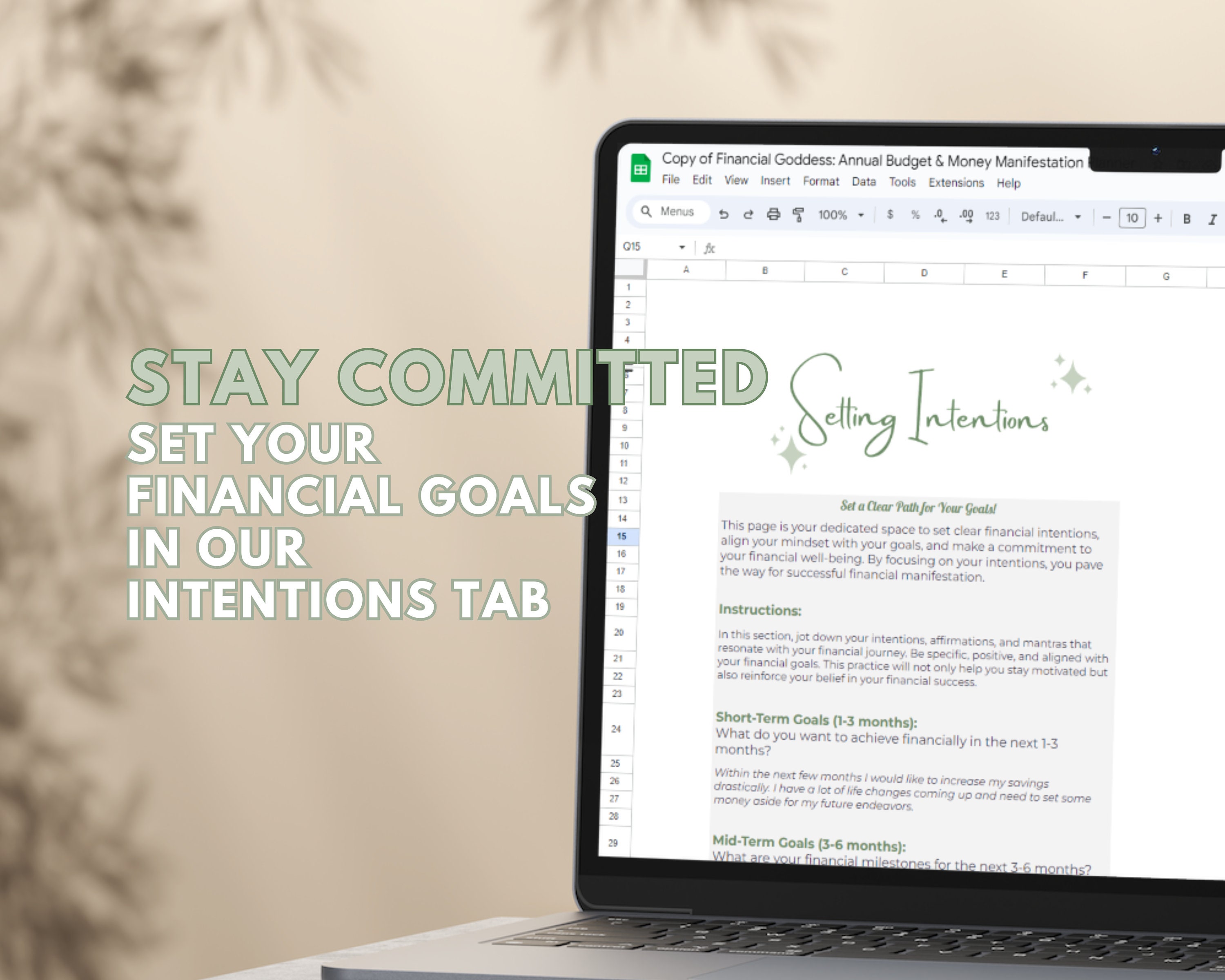 Annual Budget Planner Monthly Budget Sheet Instant Download Money ...