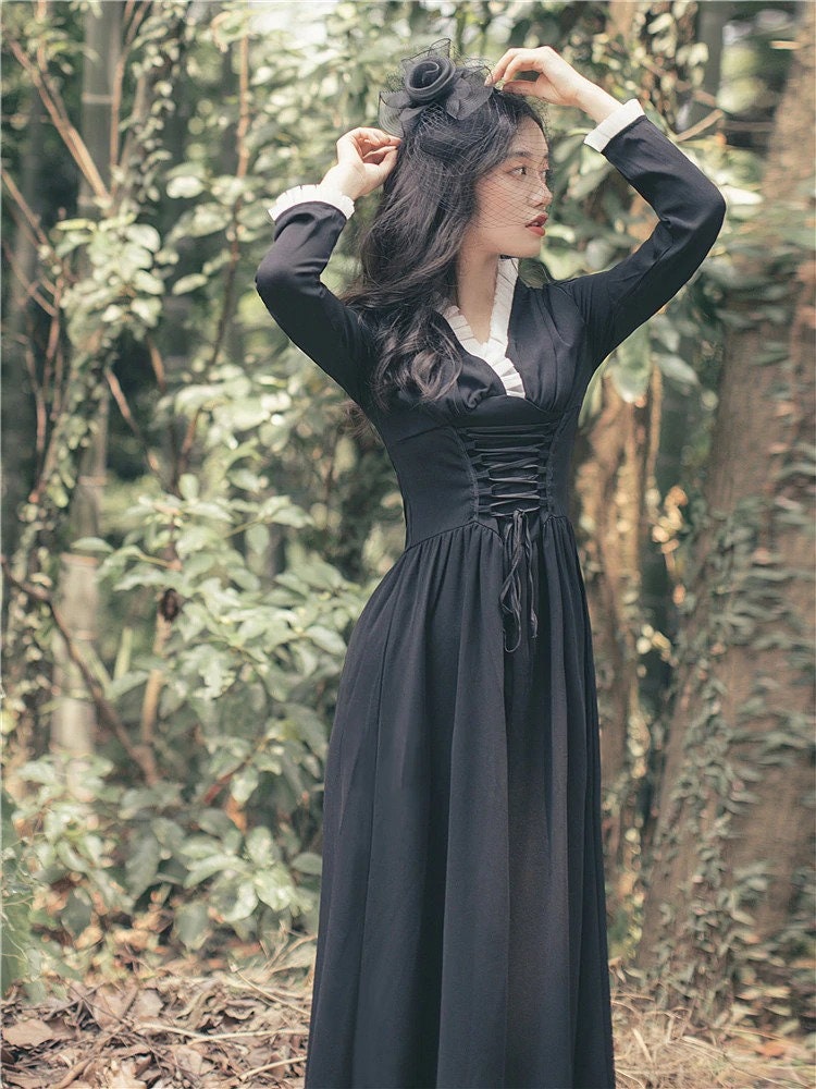 Autumn Winter New Arrival French Princess Style V Collar - Etsy