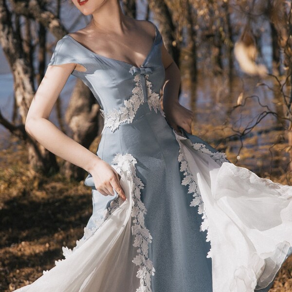 Blue Vintage Dress - Etsy