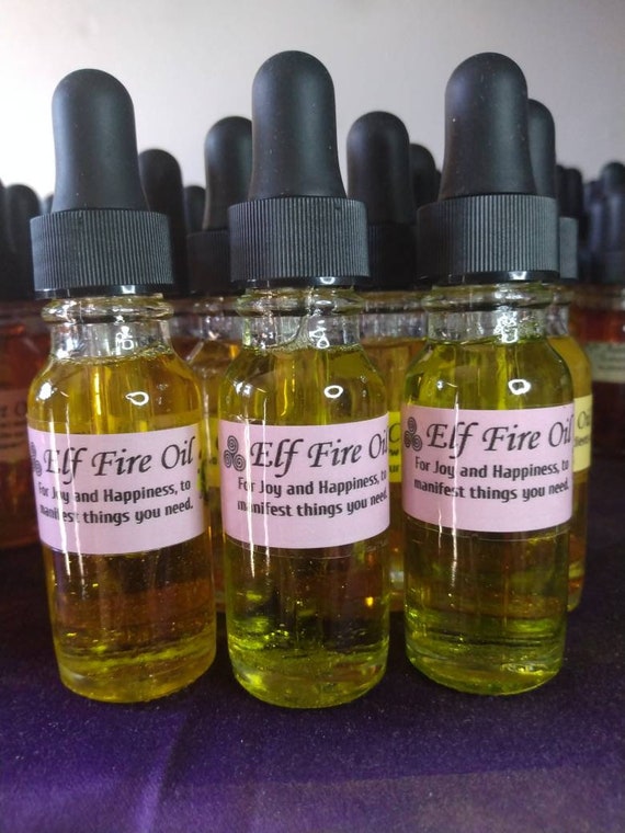 Elf Fire Conjure Oil .5 oz Happiness Joy and manifestation | Etsy