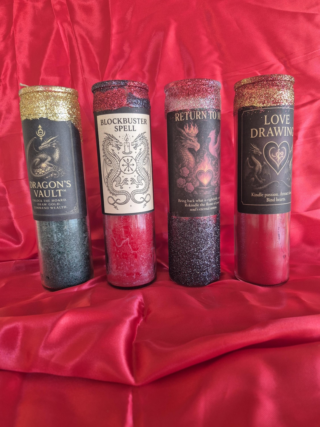 Enchanted Ritual Candles for Love Money, Blockbuster, Return Lover - Etsy