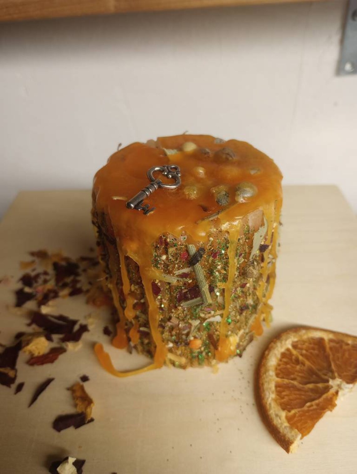 Road Opener Fixed Pillar Candle With Herbs and Oils Hoodoo - Etsy