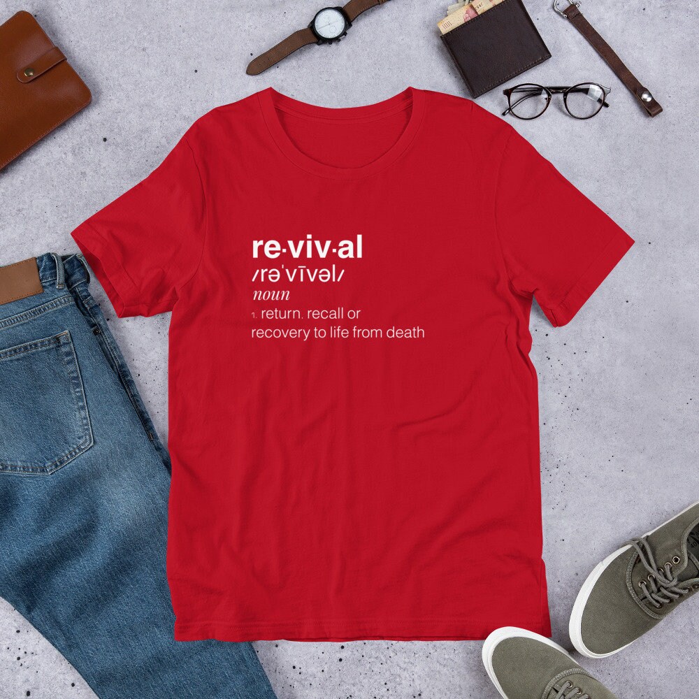 White Letter Revival Definition T-shirt Unisex Free US Shipping - Etsy